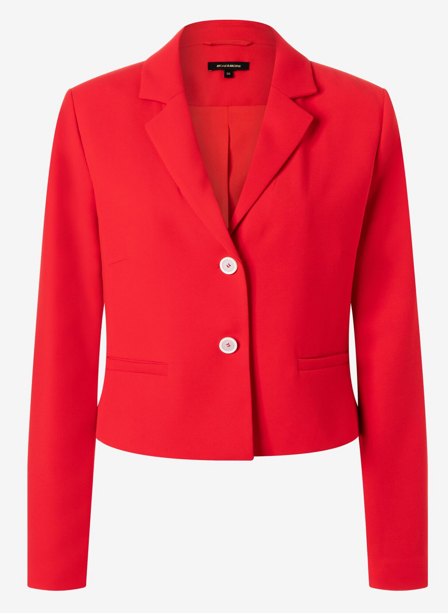 More & More Red Blazer – Saretta Boutique 1